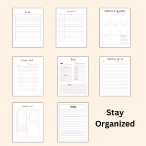 Psychologist Planner Printable Weekly Planner Educational Planner Print ...