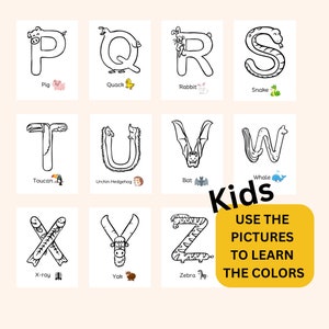 My Alphabet Book Printable Kids Early Learning Download Alphabet ...