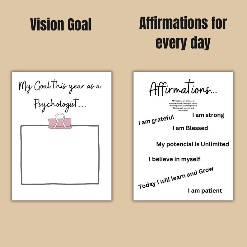 Psychologist Printable Planner Download Weekly Plan to Be Organized ...