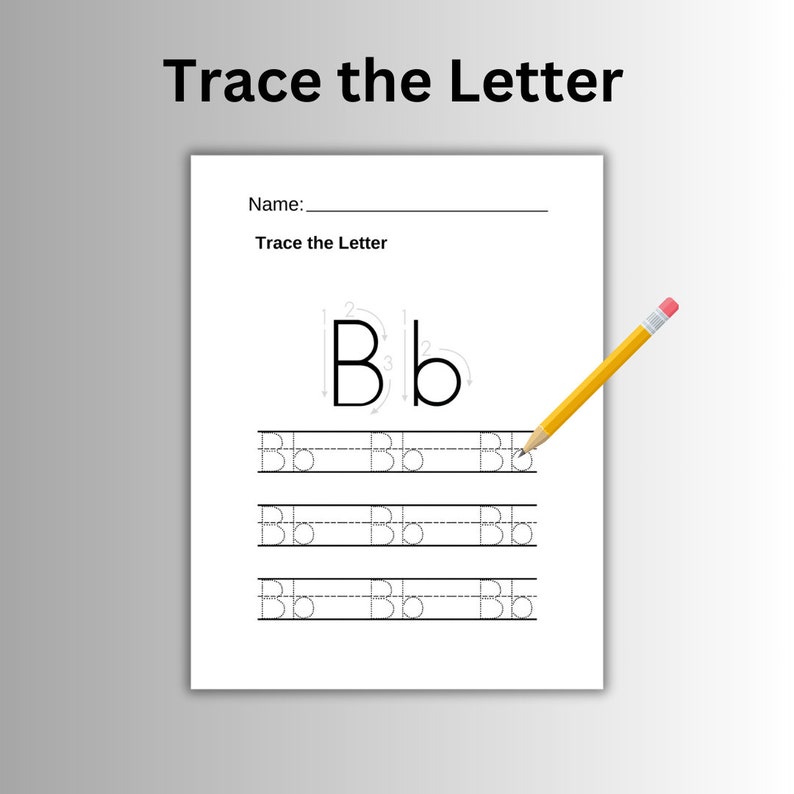 Alphabet Letters A to Z Printable and Downloadable Learn Write Trace ...