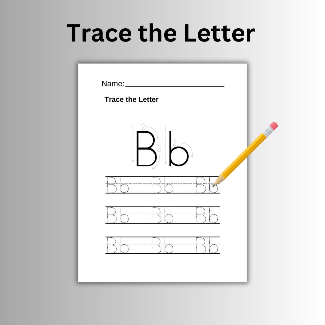 Alphabet Letters A to Z Printable and Downloadable Learn Write Trace ...