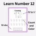 Number Tracing Worksheet 1-20: Fun Learning Activity Printable Kids ...
