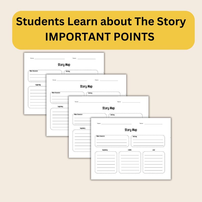 Printable Story Map Sheet for Reading Worksheet Summary Reading Ideas ...