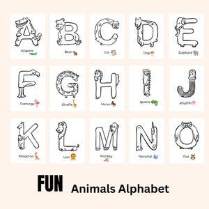 My Alphabet Book Printable Kids Early Learning Download Alphabet ...