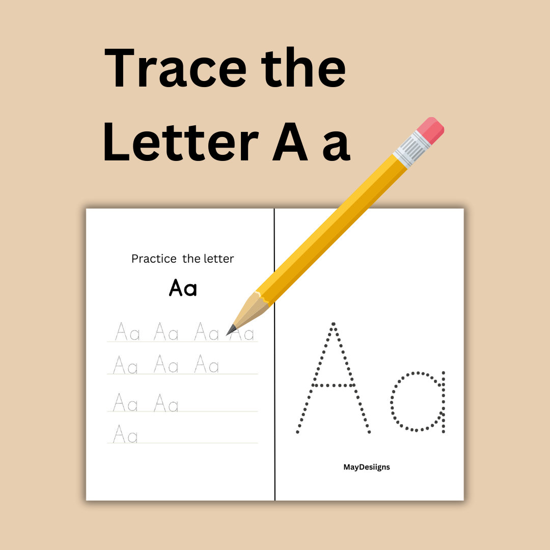 Letter Aa Printable Educational Book Kindergarten Print Letter ...