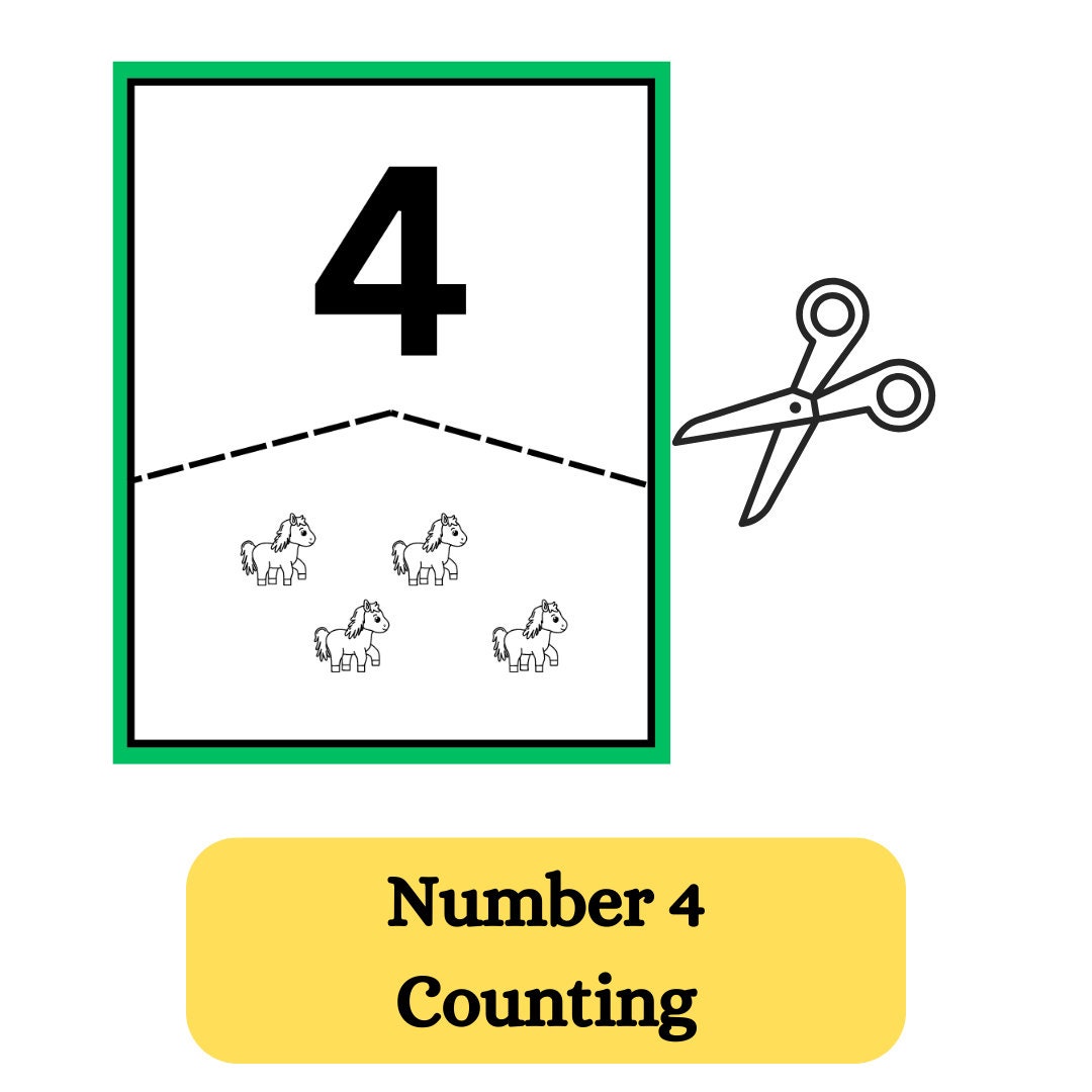Digital 1 to 20 Numbers Matching Puzzle Download Counting Numbers Print ...
