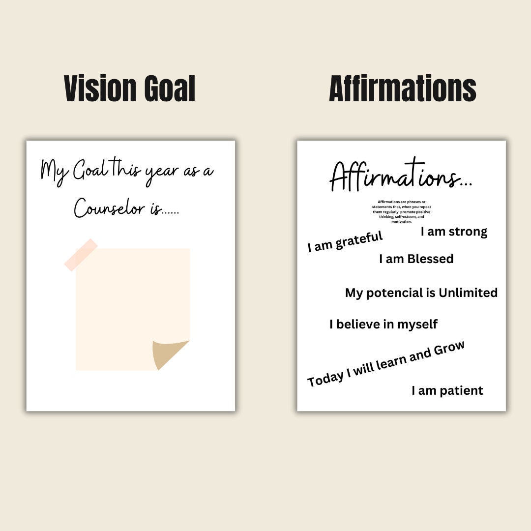 Counselor Printable Planner Digital School Counselor Weekly Planner ...