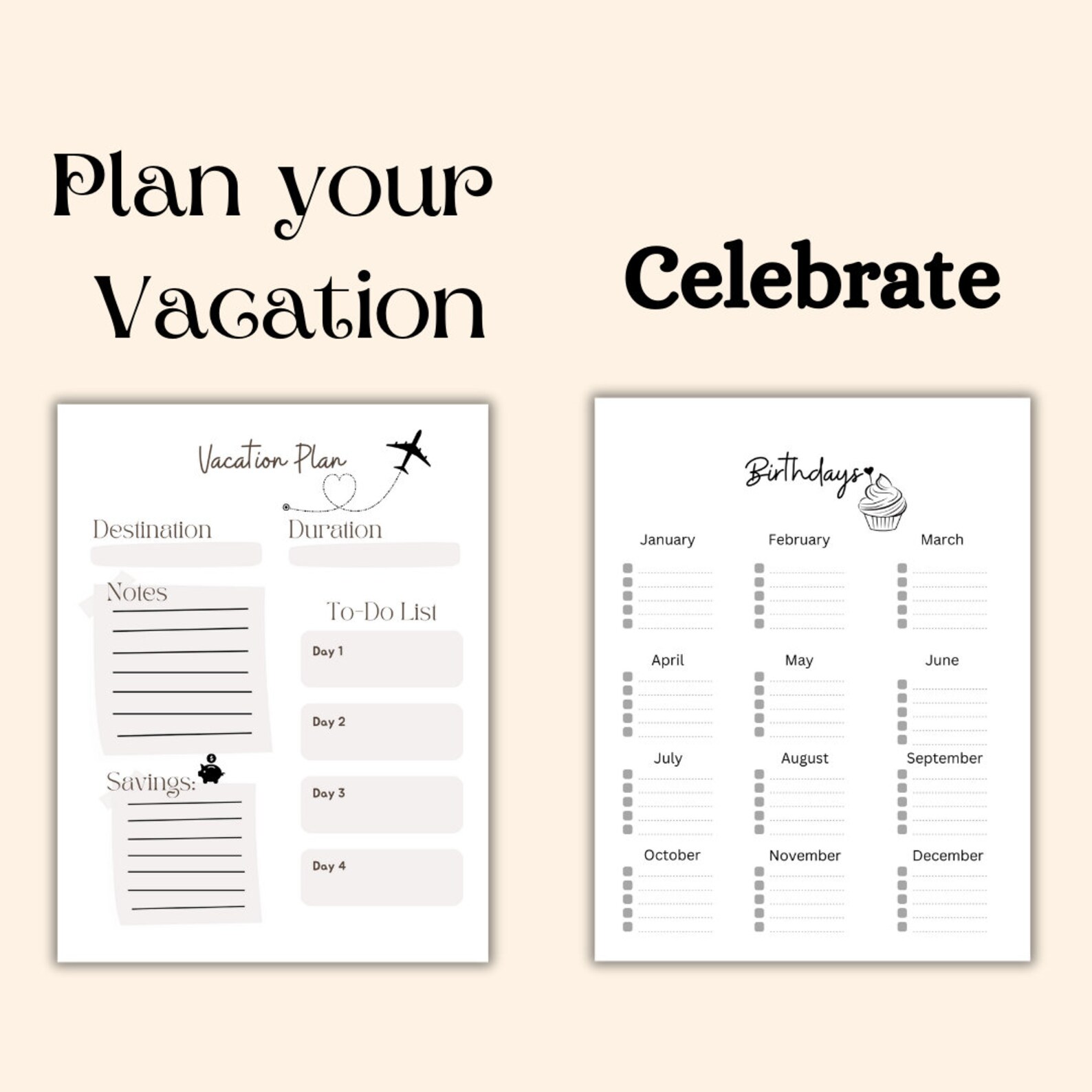 Psychologist Planner Printable Weekly Planner Educational Planner Print ...