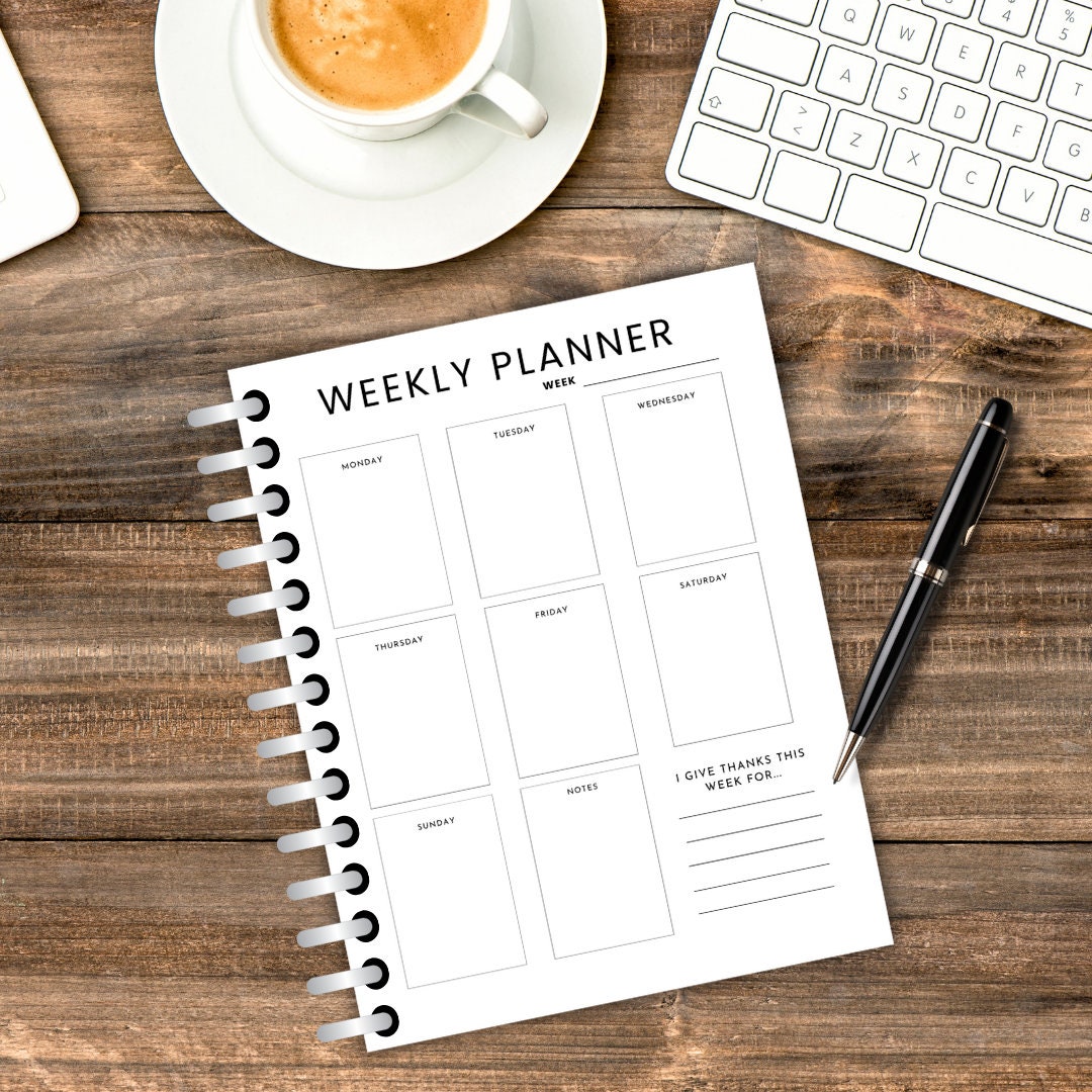 Psychologist Printable Planner Download Weekly Plan to Be Organized ...