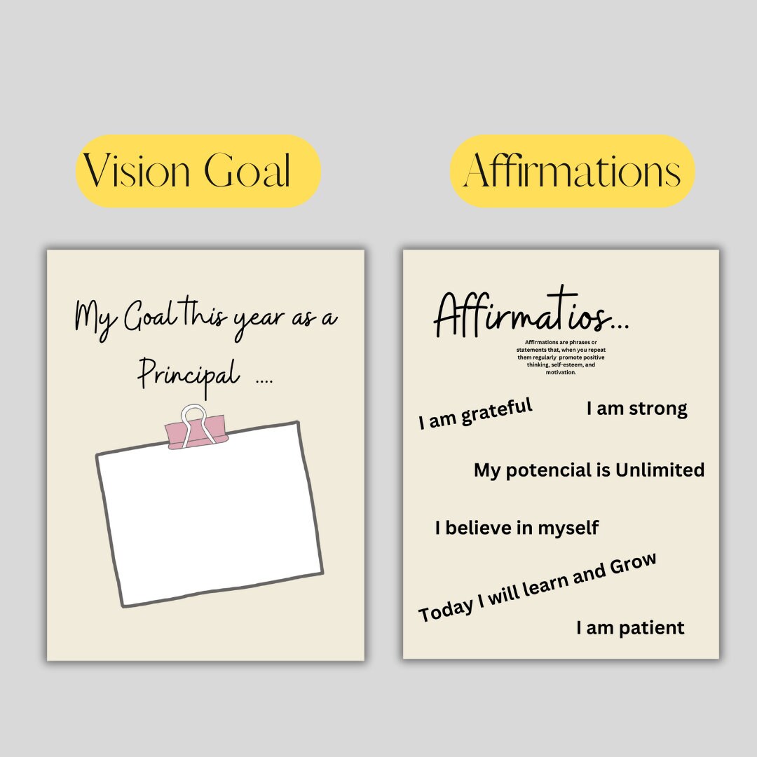 Principal Planner Printable: School Activity Weekly Organizer Pdf ...