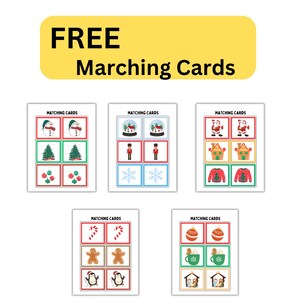 Christmas Math Printable Counting Worksheet Kids Packet Downloadable ...