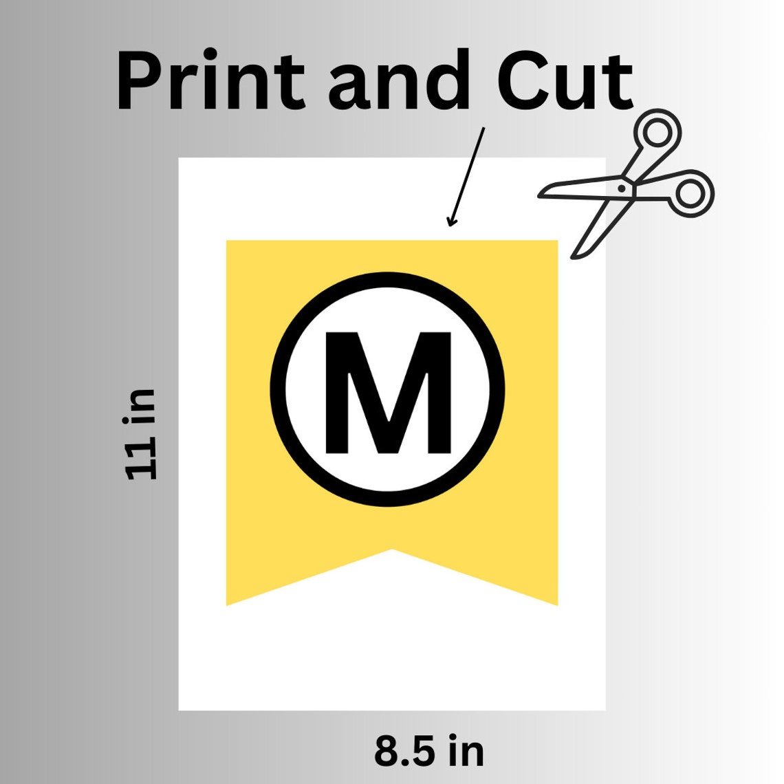 Math Sign Printable Flags Downloadable Classroom Flags Decor Print ...