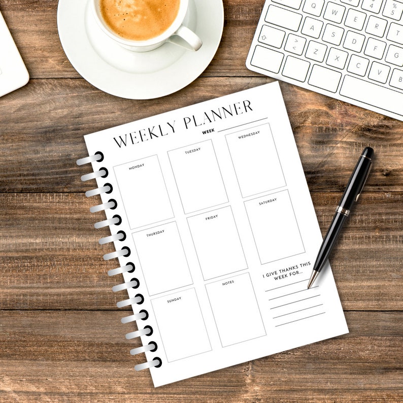 Principal Planner Printable: School Activity Weekly Organizer Pdf ...