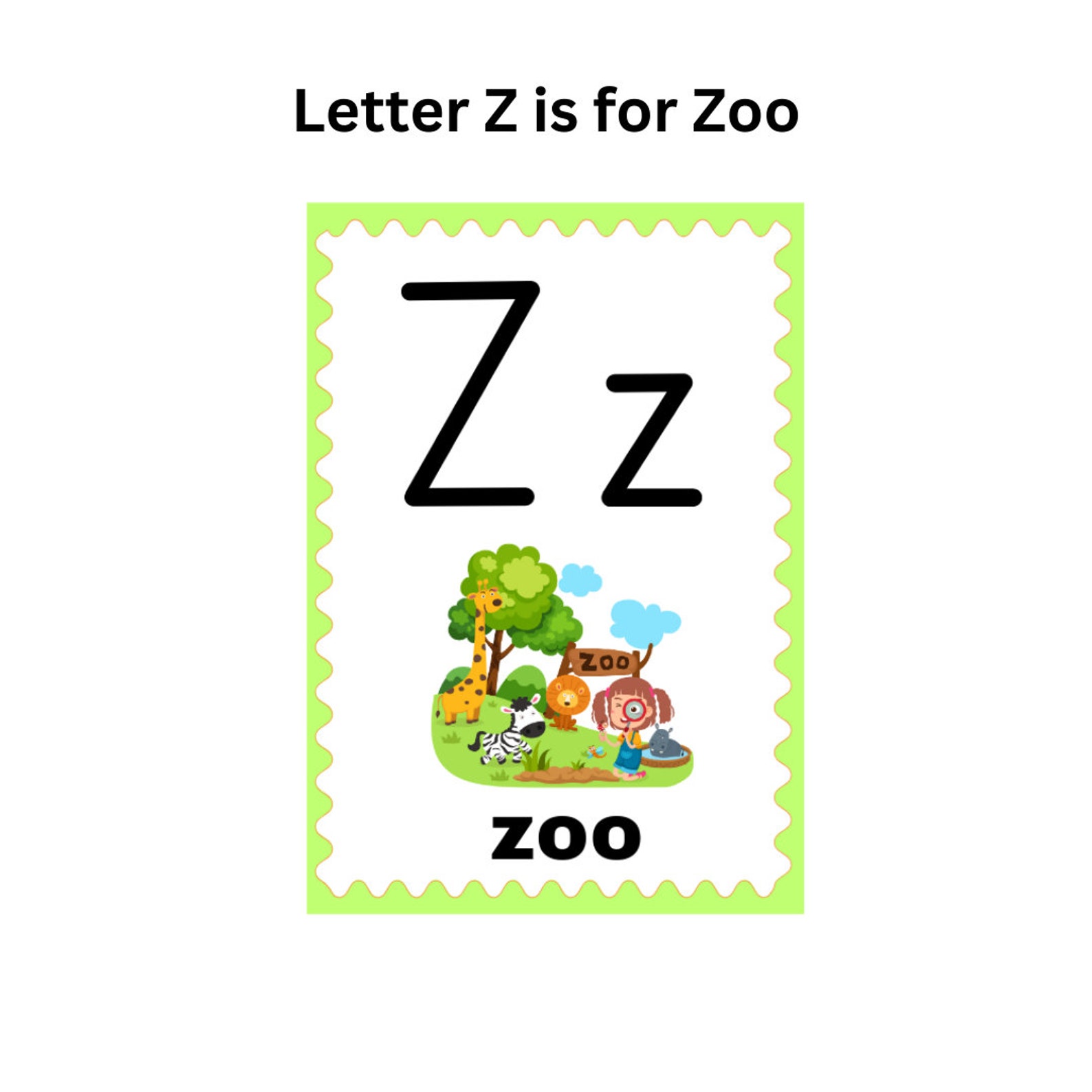 Alphabet Flash Cards A-Z Printable Learning Digital Download Colorful ...