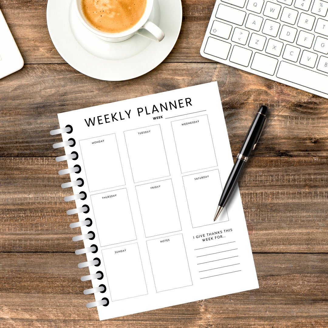 Counselor Printable Planner Digital School Counselor Weekly Planner ...