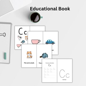Letter C C Printable Alphabet Book Educational Student Letter Books ...