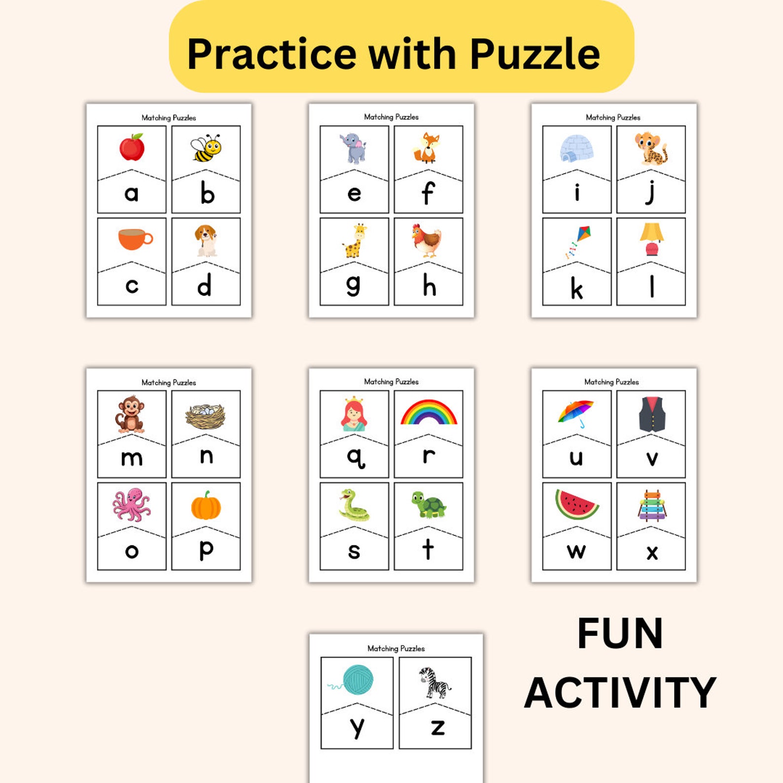 Printable 26 Alphabet Letters Book Early Learning Resources Tracing ...