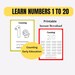Number Tracing Worksheet 1-20: Fun Learning Activity Printable Kids ...