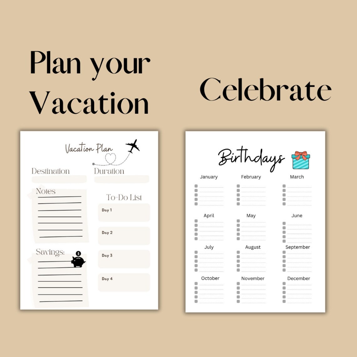 Psychologist Printable Planner Download Weekly Plan to Be Organized ...