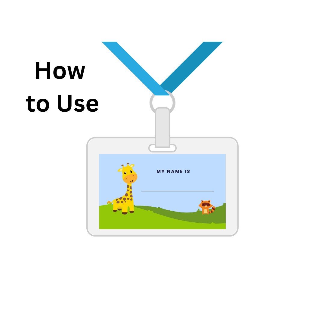 Students Name Tag Printable Downloadable School Activities Name Tag ...