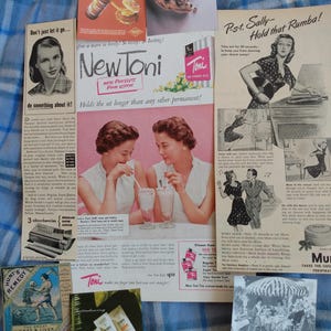 Magazine Vintage Ads Cut Outs (100 Pieces) - Etsy