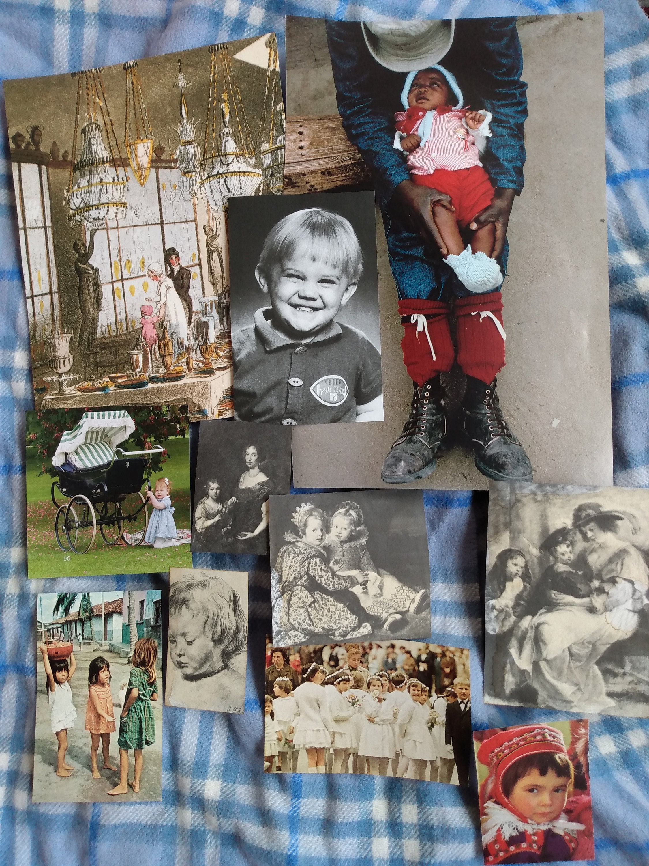 Magazine Children Cut Outs (100 Pieces) - Etsy