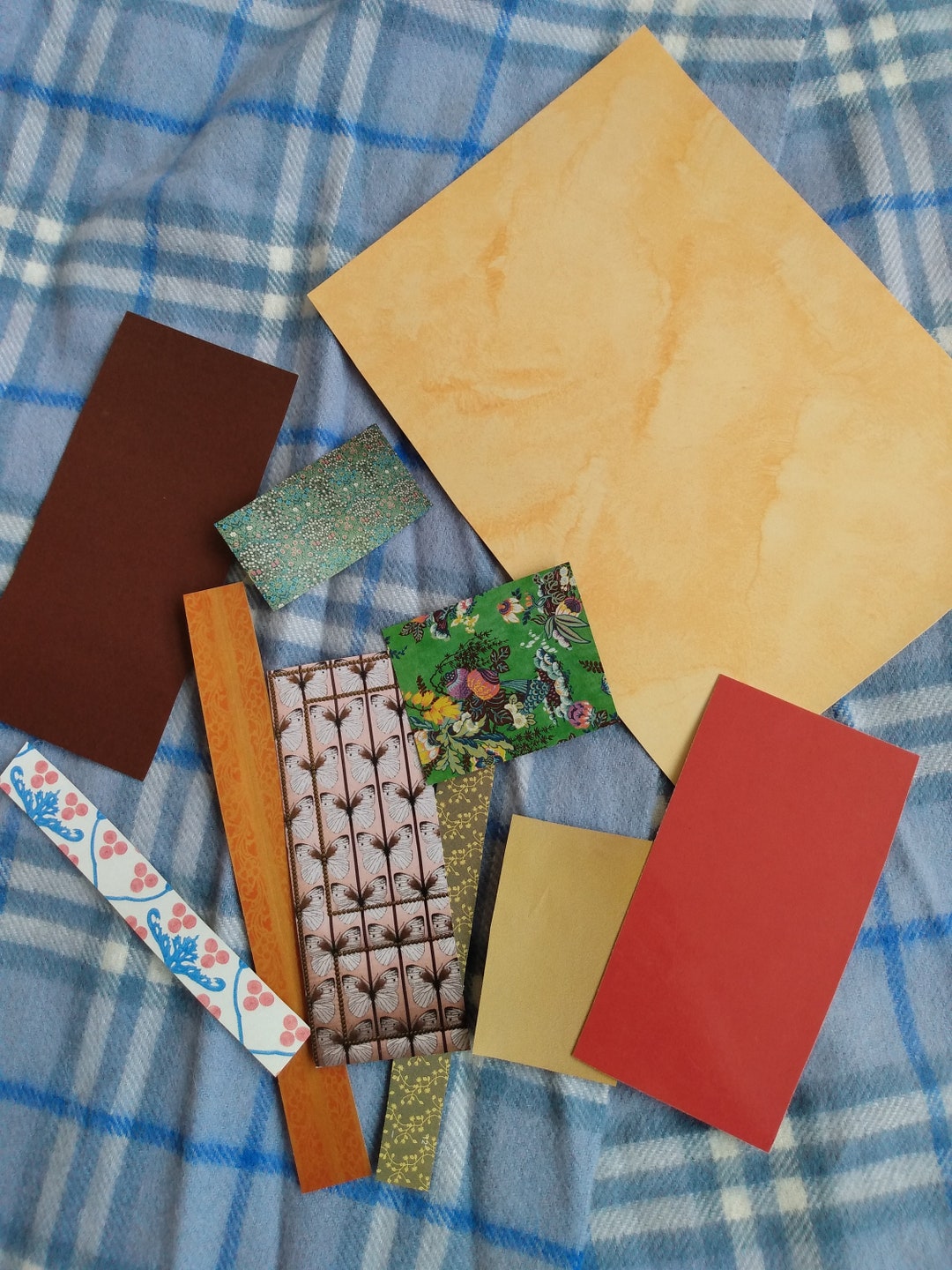 Magazine Patterns and Backgrounds Cut Outs (100 Pieces) Collage Kits ...
