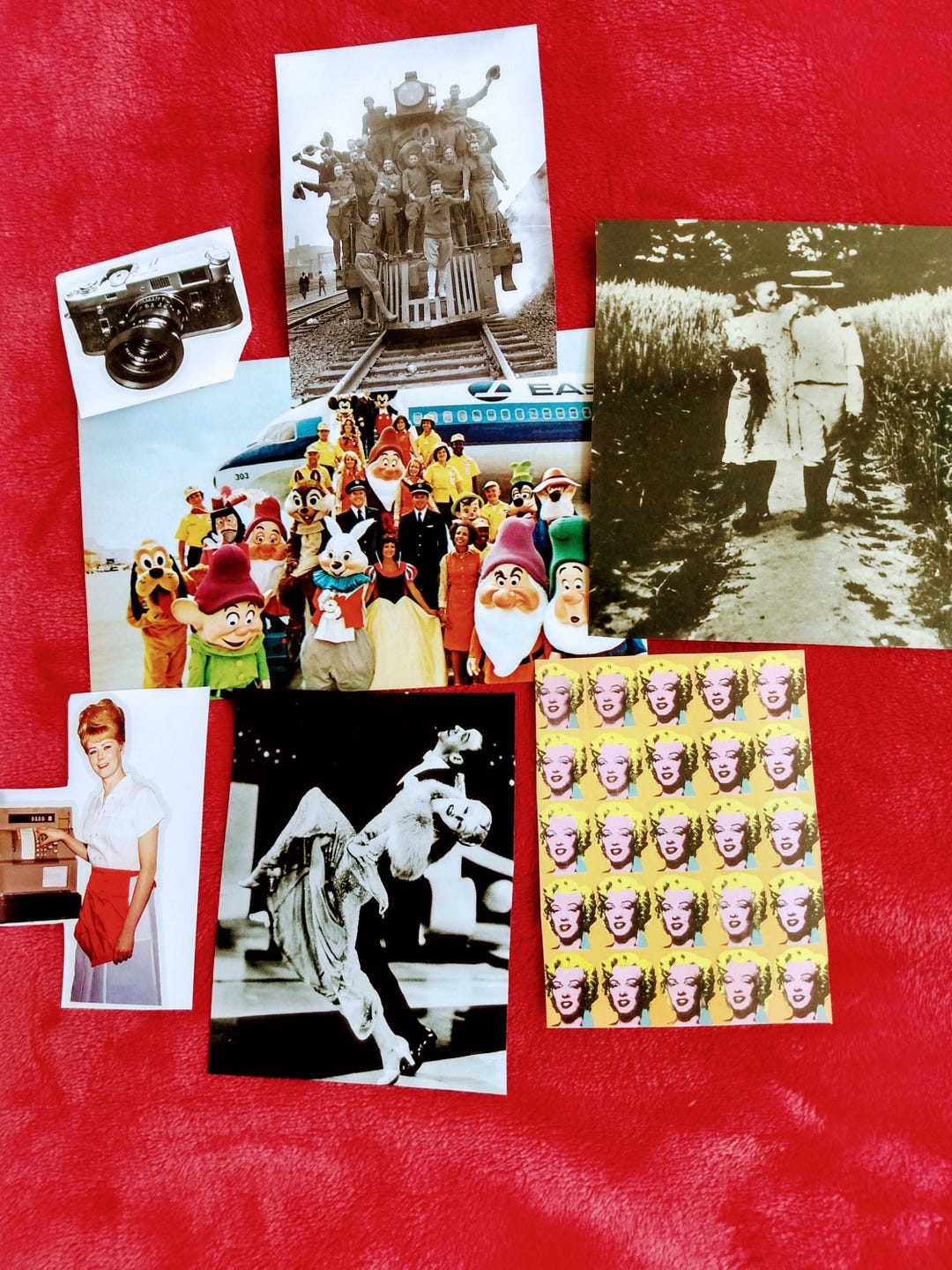 Magazine Vintage Images Cut Outs (100 Pieces) Scrapbooking Collage Glue ...