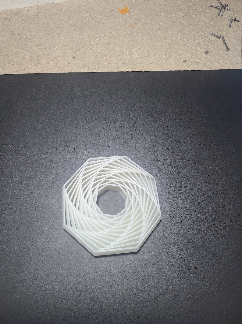 Glow in Dark Octagon Fractal Fidget: ASMR Sensory Calming Toy - Etsy