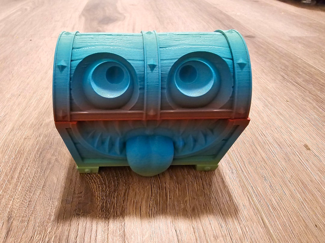 Treasure Chest Mimic Fail Dice Vault - Etsy