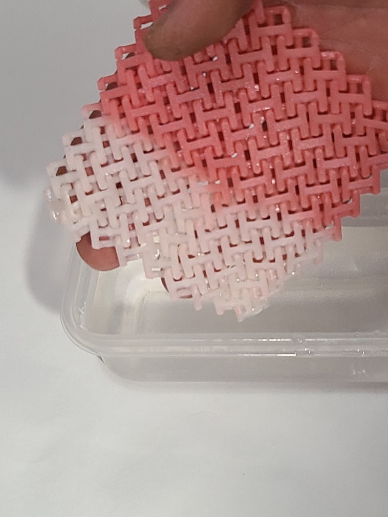 Heat Activated Color Changing 3D Printed Chainmail Plastic Fabric - Etsy