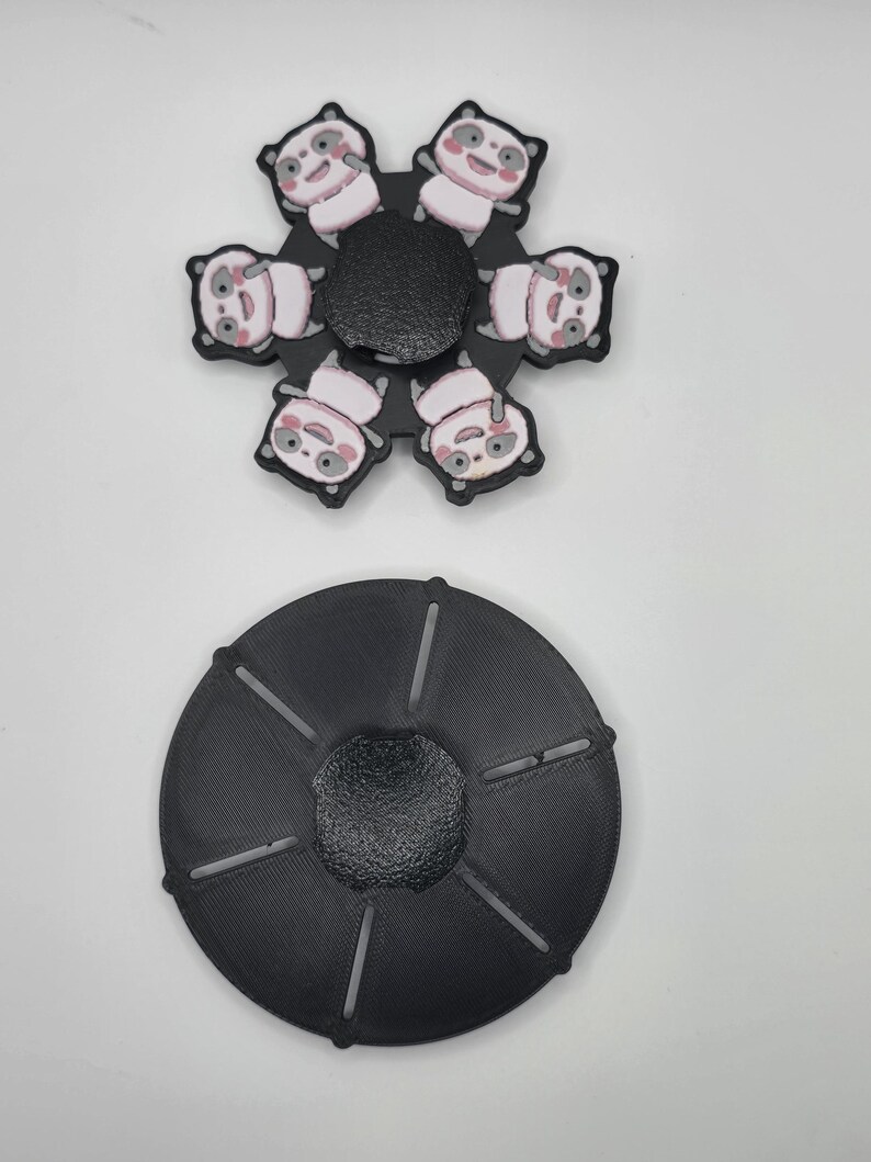 3D Printed Cartoon Panda Dancing Spinner (animation Only Viewable ...