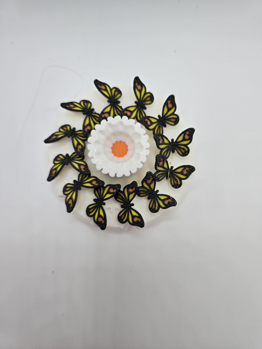 3D Printed Zoetrope: Monarch Butterfly Flight Animation Spinner - Etsy
