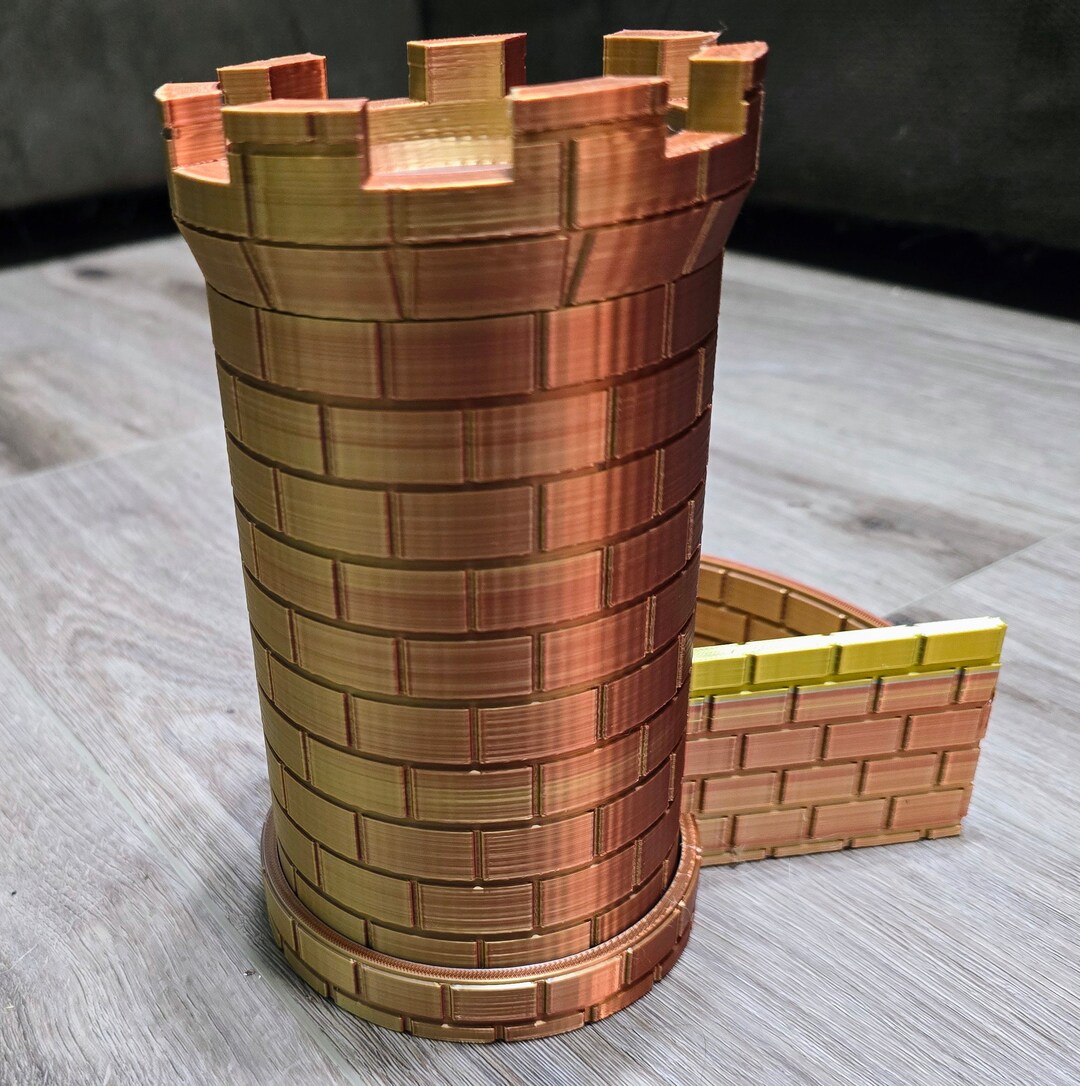 Siege Tower Dice Tower for D20 Rolling Down a Spiral Staircase - Etsy
