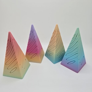 Vortex Pyramid Fidget 3D Printed Desk Toy & Display - Etsy