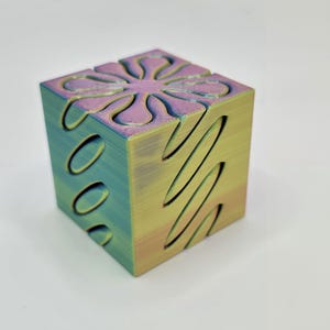 Passthrough Vortex Cube Fidget Toy 3D Printed Desk Toy Stress Relief - Etsy