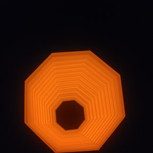Glow in Dark Octagon Fractal Fidget ASMR Calming Sensory Nerve Anxiety ...