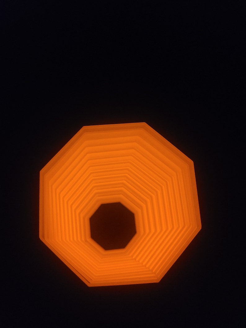 Glow in Dark Octagon Fractal Fidget ASMR Calming Sensory Nerve - Etsy