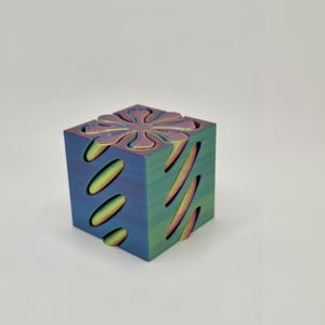 Passthrough Vortex Cube Fidget Toy 3D Printed Desk Toy Stress Relief - Etsy