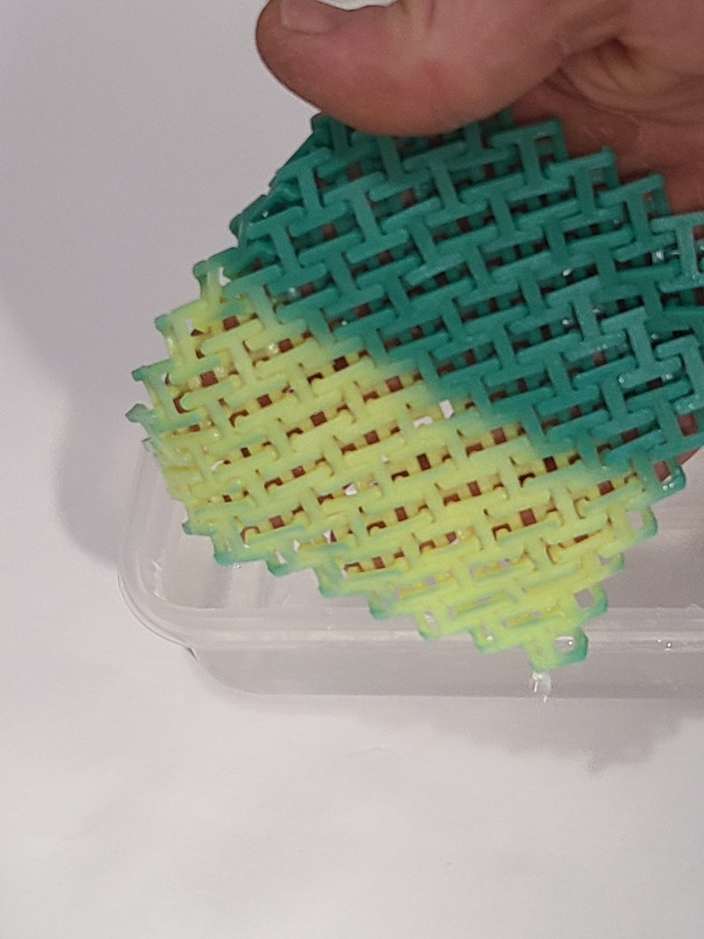 Heat Activated Color Changing 3D Printed Chainmail Plastic Fabric - Etsy