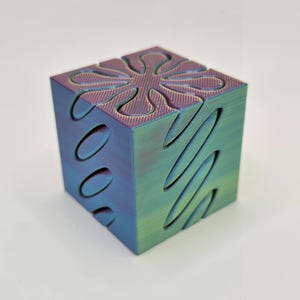 Passthrough Vortex Cube Fidget Toy 3D Printed Desk Toy Stress Relief - Etsy