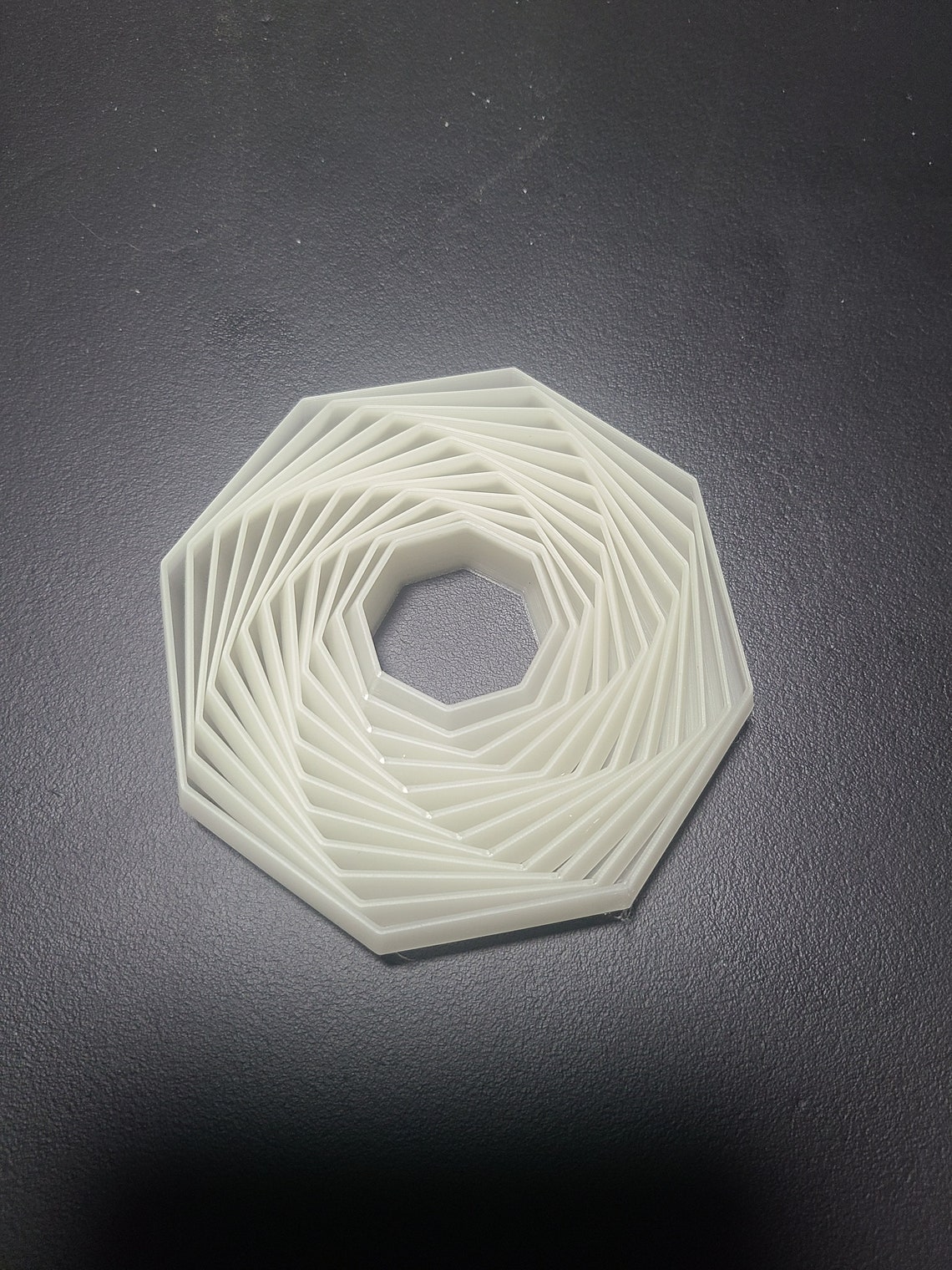 Glow in Dark Octagon Fractal Fidget ASMR Calming Sensory Nerve - Etsy