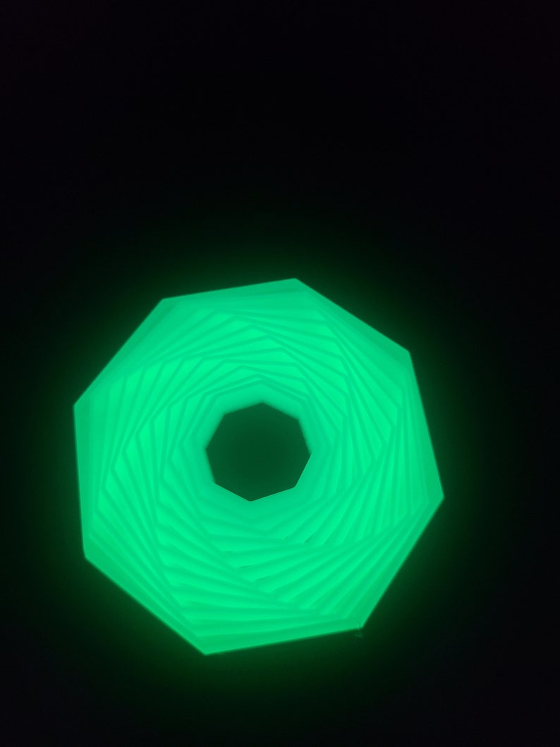 Glow in Dark Octagon Fractal Fidget ASMR Calming Sensory Nerve - Etsy