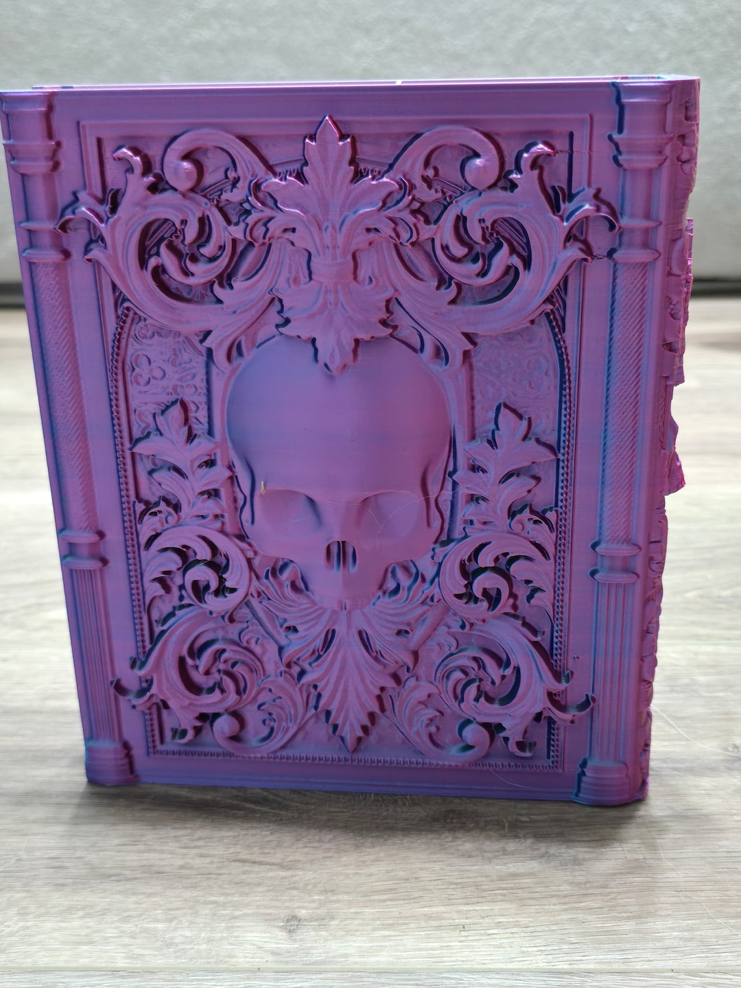 Large Necromancer's Tome Dice Holder & Rolling Tray - Mystical Silk ...