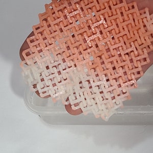 Heat Activated Color Changing 3D Printed Chainmail Plastic Fabric - Etsy