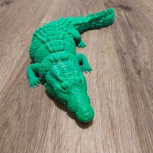 Mega Croc Giant 3d Printed Articulated Crocodile Action Figure 18 ...