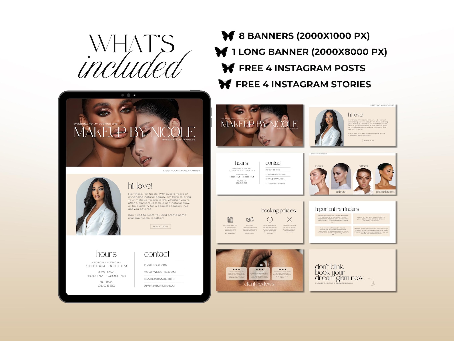 Makeup Acuity Scheduling Template Makeup Booking Site Acuity Makeup ...