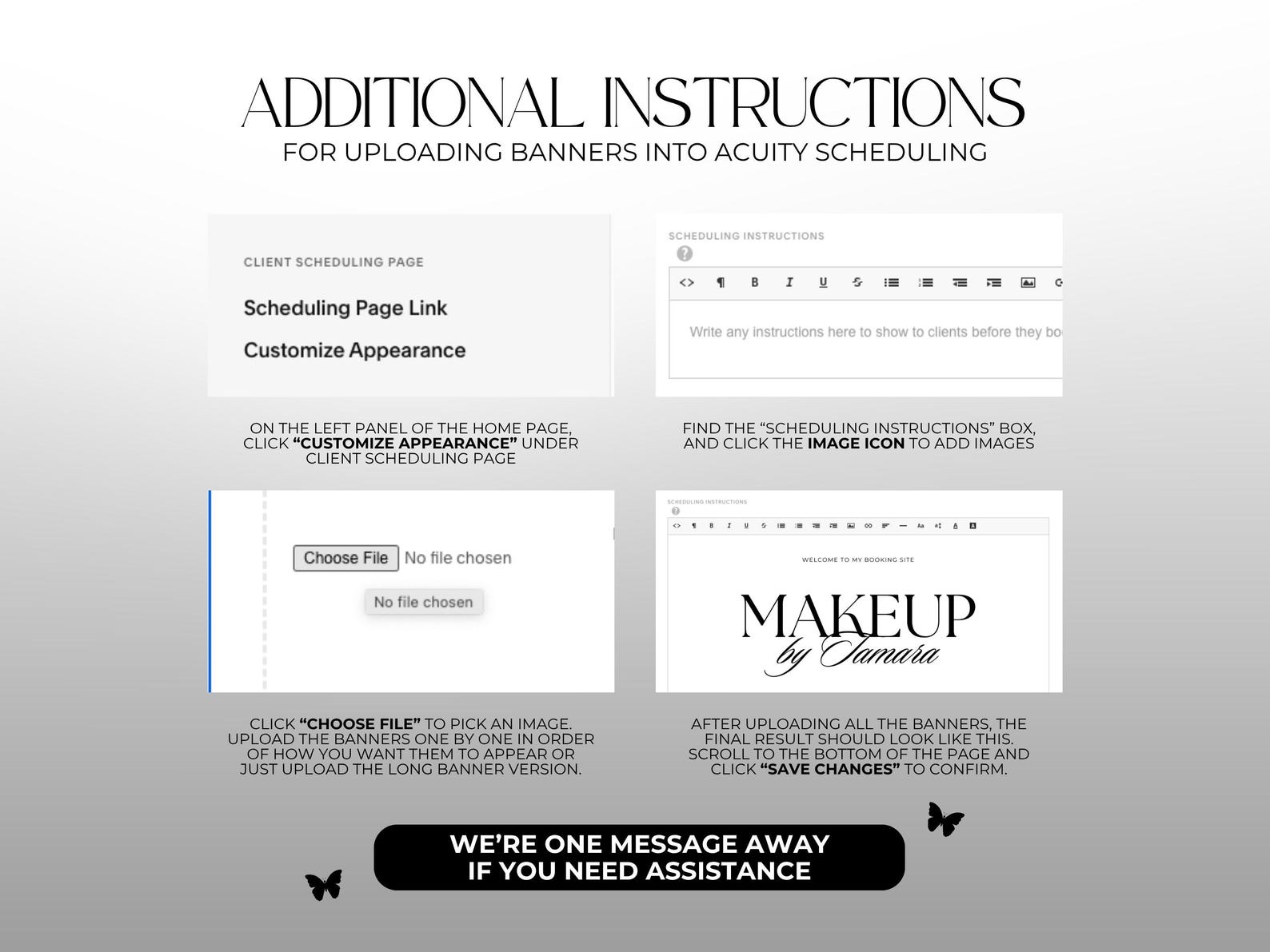 Acuity Scheduling Template Makeup Booking Site Acuity Makeup Artist ...