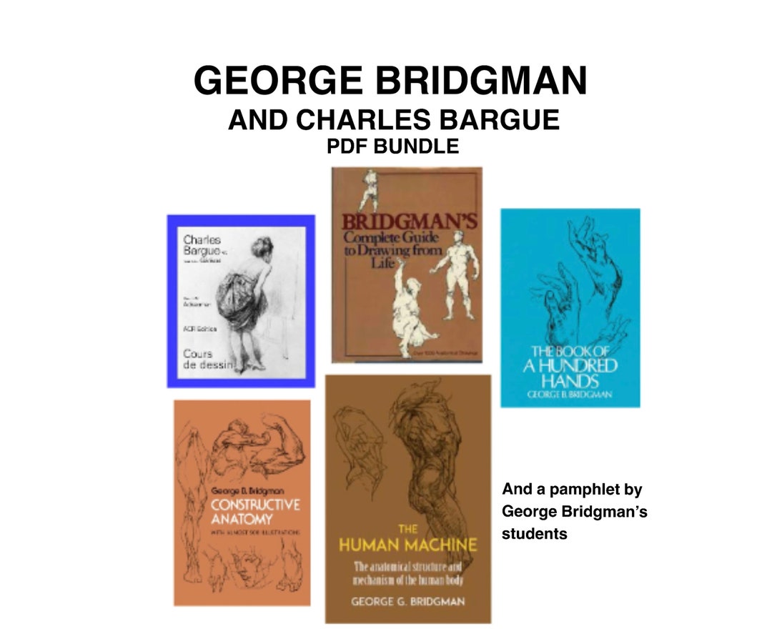 George Bridgman PDF Books - 6 Book Bundle Includes Charles Bargue and ...