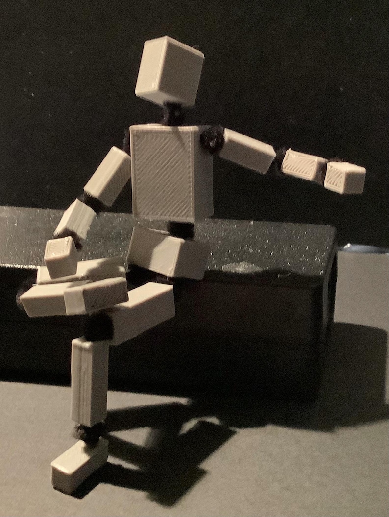Boxman Mannequin Reference Poses Photos for Figure Drawing Art Students ...